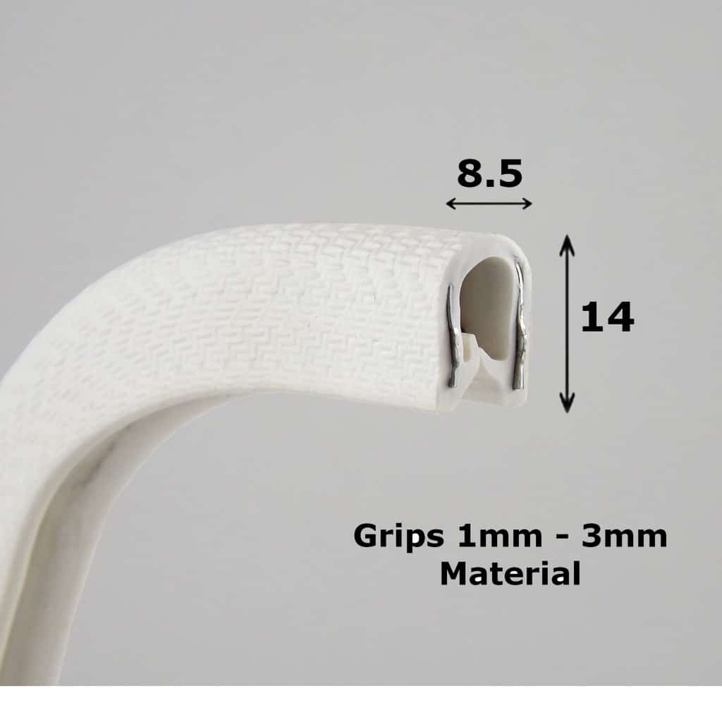 1-3mm Edge Protection Trim - The Metal House
