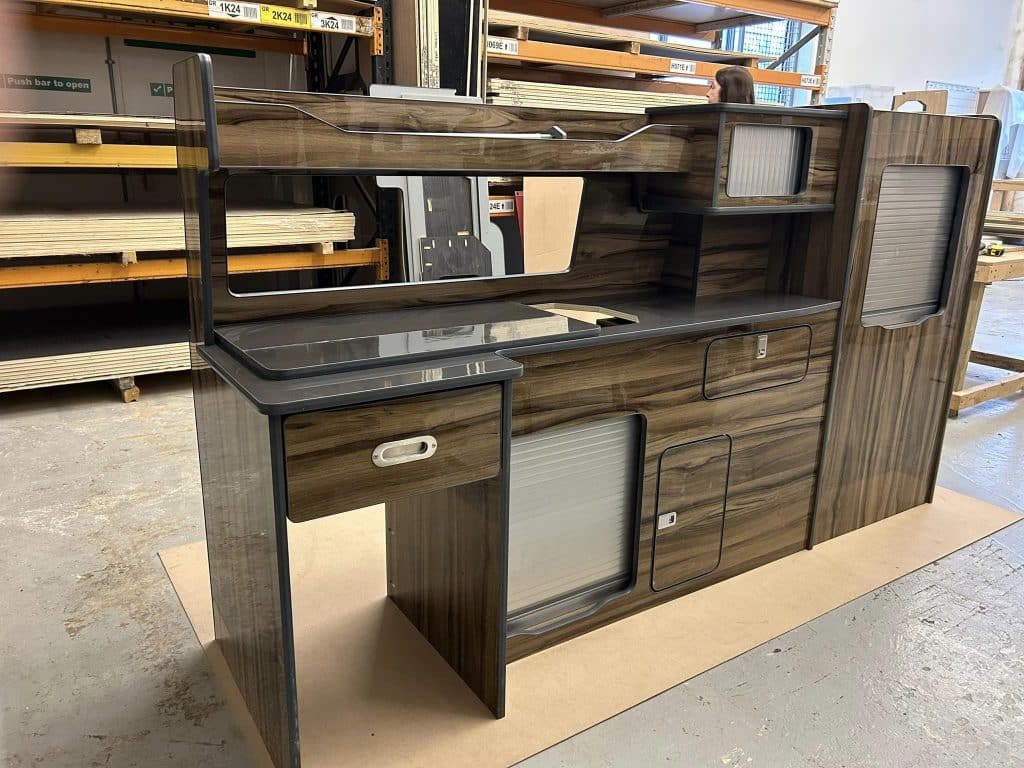 Mercedes Vito LWB Camper Kitchen - The Metal House