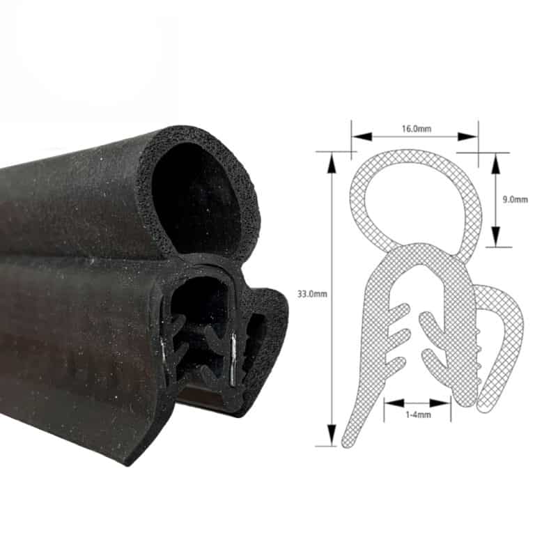 Universal Boot Seal with Interior Lip - The Metal House